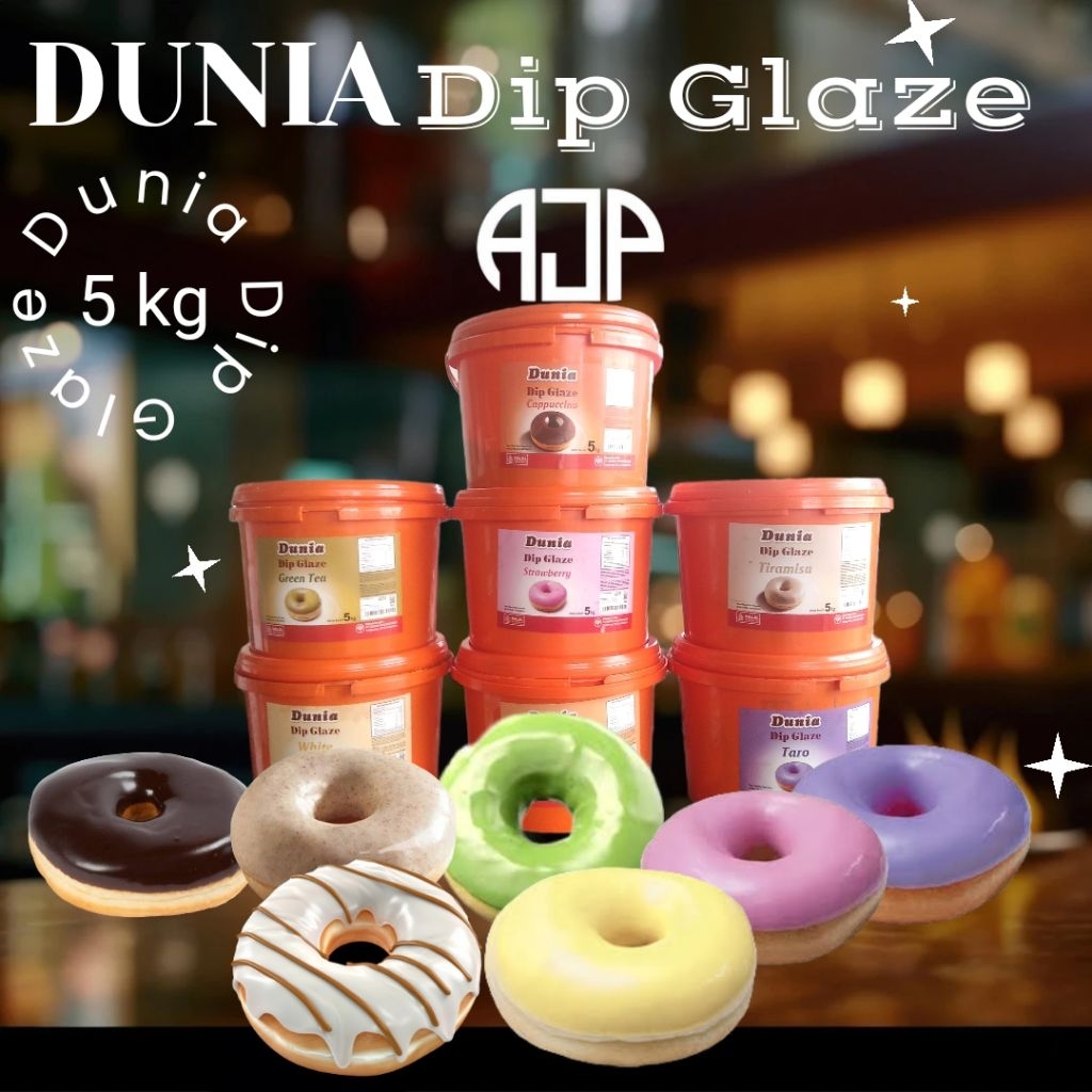 Jual Dunia Dip Glaze Topping Donut dan Kue | Kemasan Pail 5 kg | Shopee ...