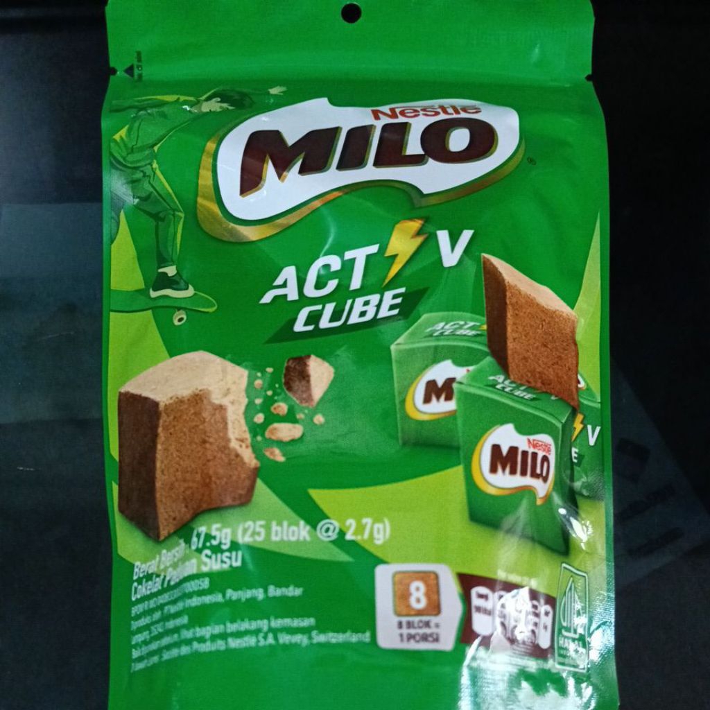 Jual Nestle Milo Active Cube isi 25 blok | Shopee Indonesia