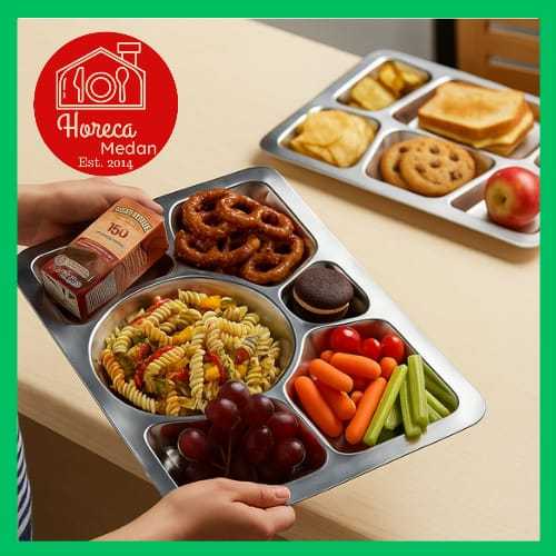 Jual Plato Stainless Tebal 2mm / Food Tray / Piring Nampan Stainless ...