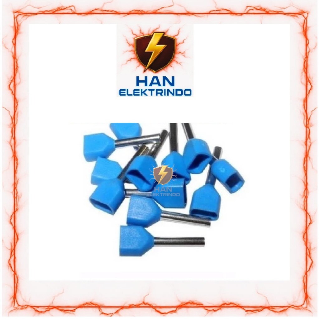 Jual SKUN KABEL FERRULES TWIN 0,75mm TE 7508 / SCUN SEKUN KABEL FERULES ...