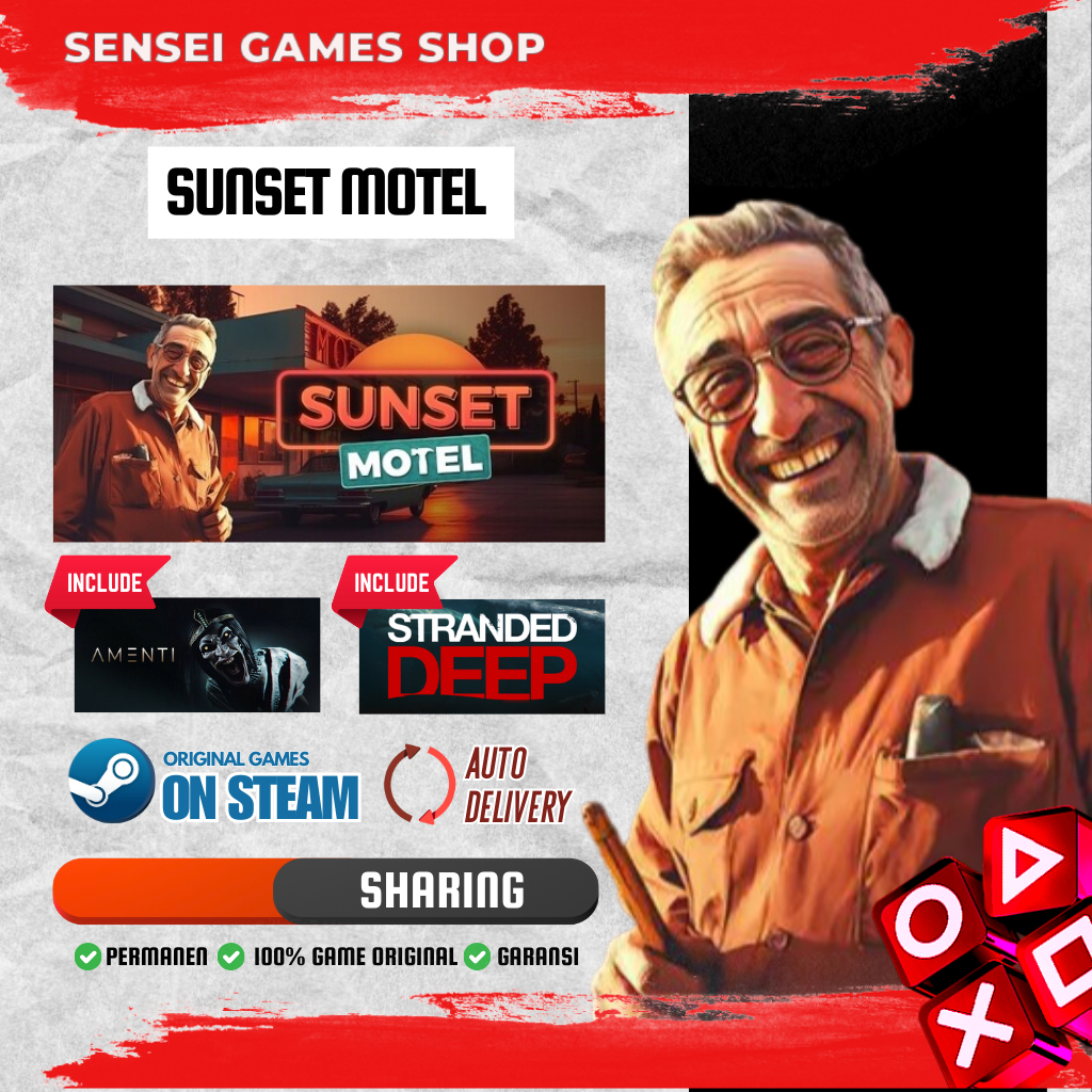 Jual [BONUS STEAM KEY] Sunset Motel (Sharing With Stranded Deep ...