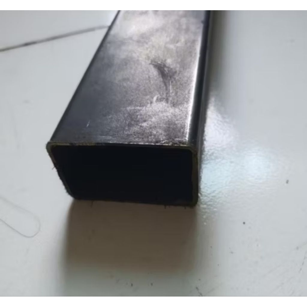 Jual Besi Holo hitam 4x6 x 2,8mm panjang 150cm | Shopee Indonesia