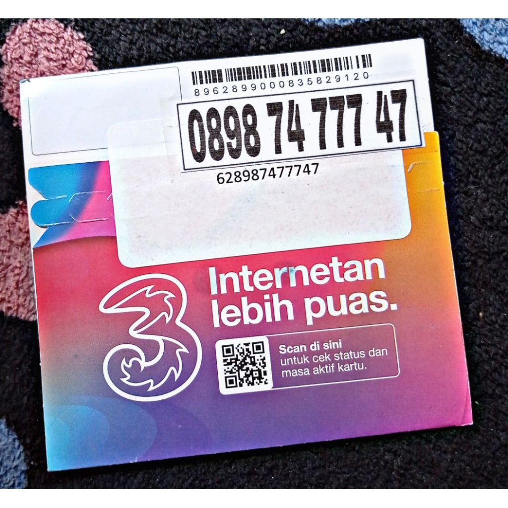 Jual Nomor cantik kartu Tri 11 angka Hoki 47 Nomor cantik tri 11 angka Hoki 777 Nomor cantik ...
