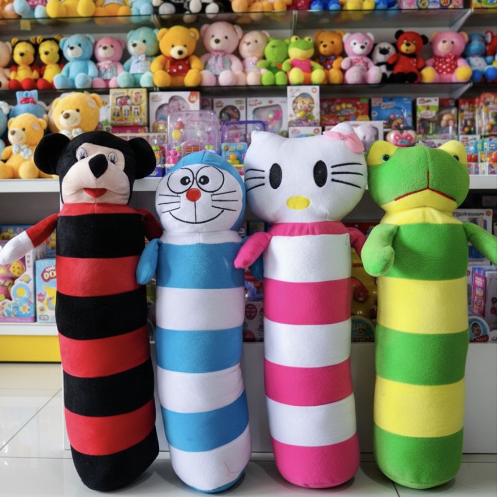 Jual Guling Karakter Besar Hello Kitty Keropi Doraemon Mickey Mouse ...