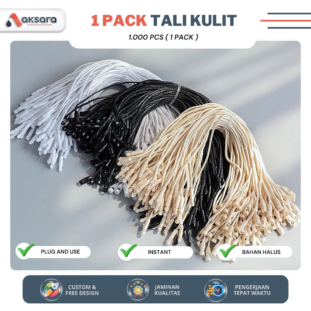 Jual Tali Hangtag Premium Import Dari bahan Katun 1000pcs( 1pack ...
