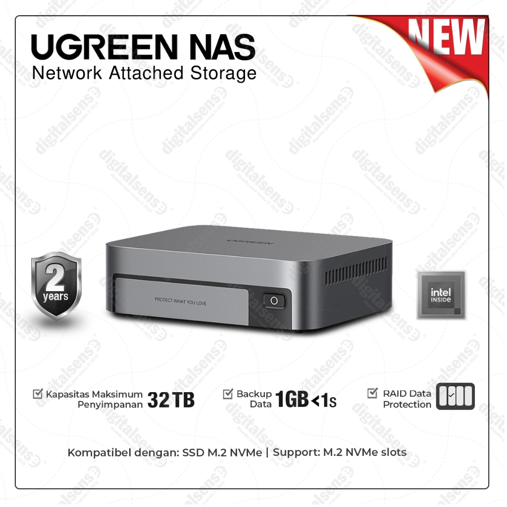 Jual UGREEN NASync DXP480T PLUS - NETWORK ATTACHED STORAGE | Shopee ...
