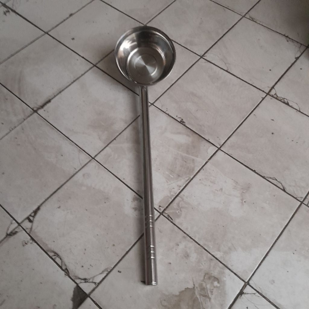 Jual Gayung stainless stell ukuran Diameter 12 cm / panjang gagang 45 ...