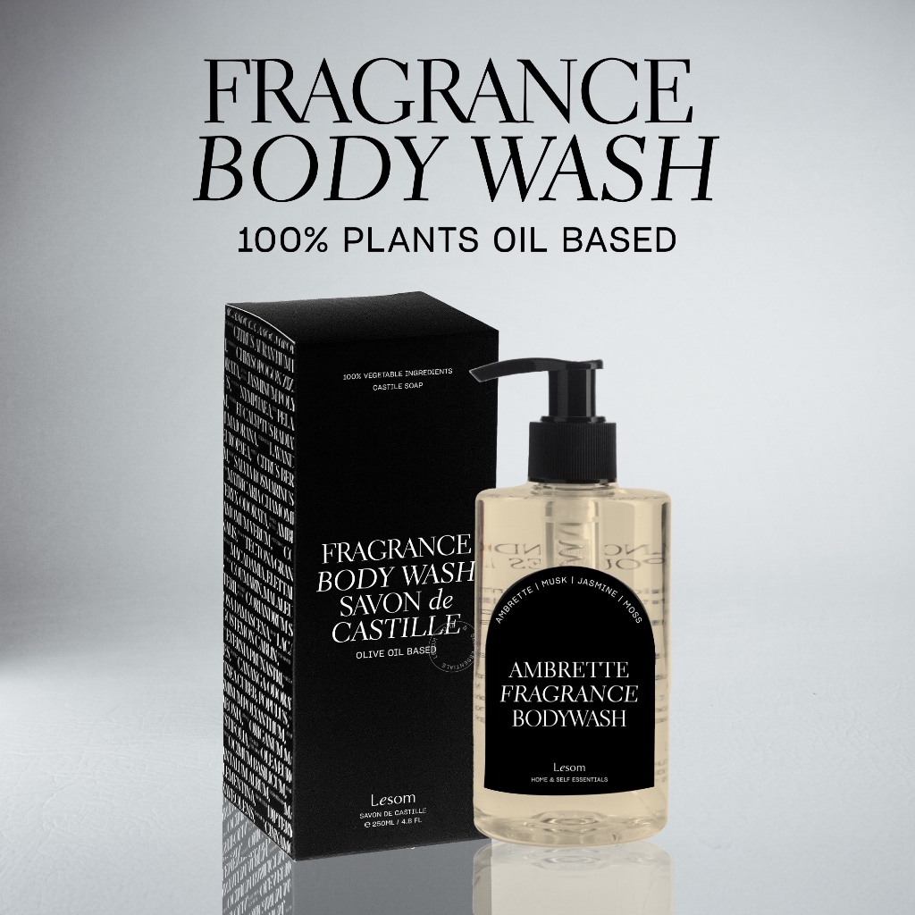 Jual Lesom - Fragrance Body wash 250ml - Shower Oil | Shopee Indonesia