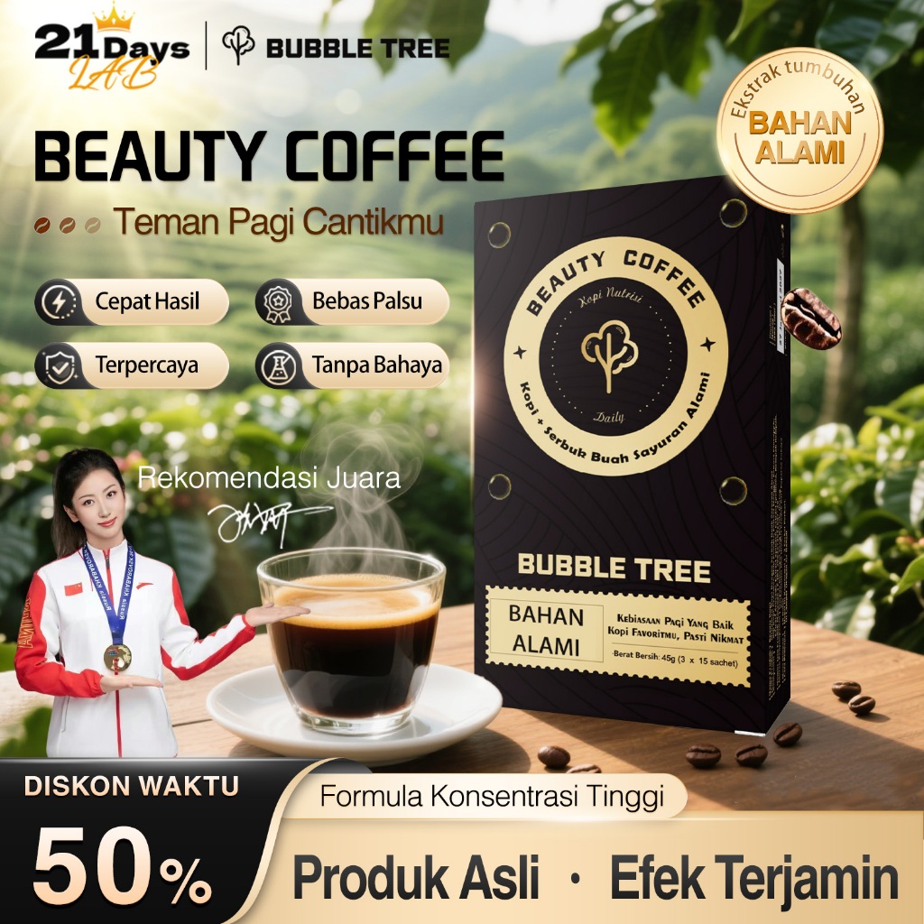 Jual (2 Minggu memudar flek hitam)21Days Beauty Coffee- Kopi Bloom ...