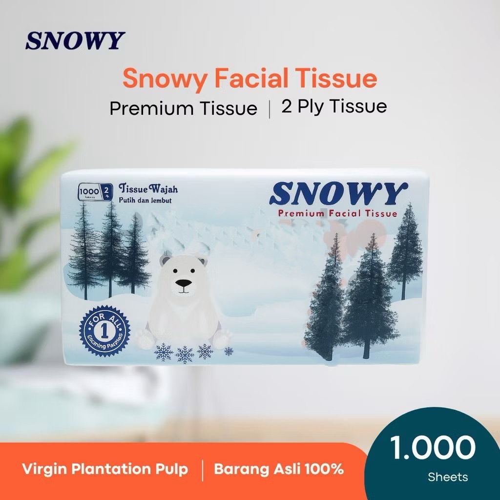 Jual Tissue snowy facial 1000 sheets / tissue facial 1000 sheets murah ...