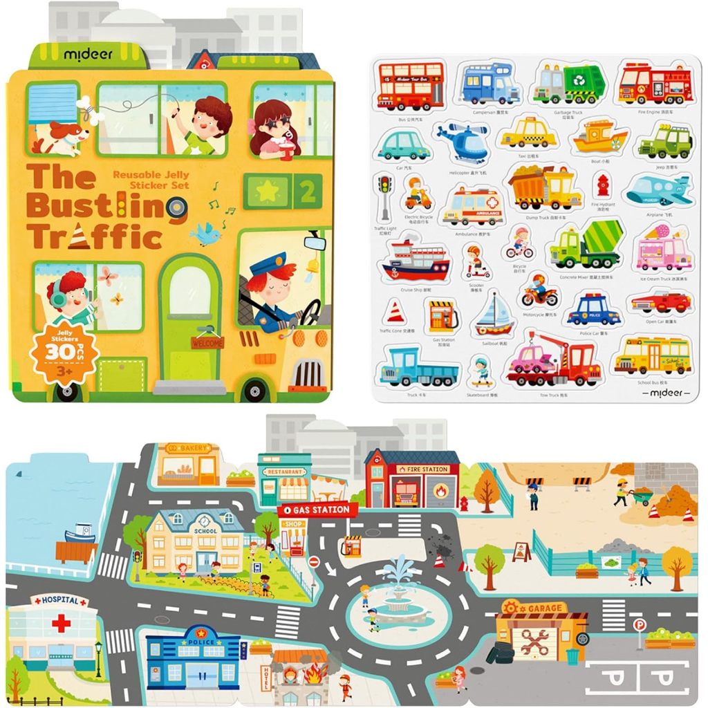 Jual Mideer Incredible Aquarium Buku - Stiker Anak Reusable Jelly ...