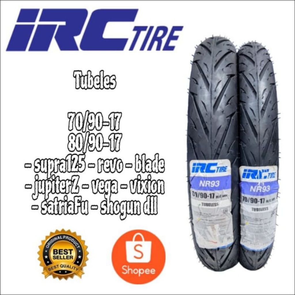 Jual PROMO!! Ban motor Revo,Supra,Blade,Jupiter IRC EXATO RING 17 ...