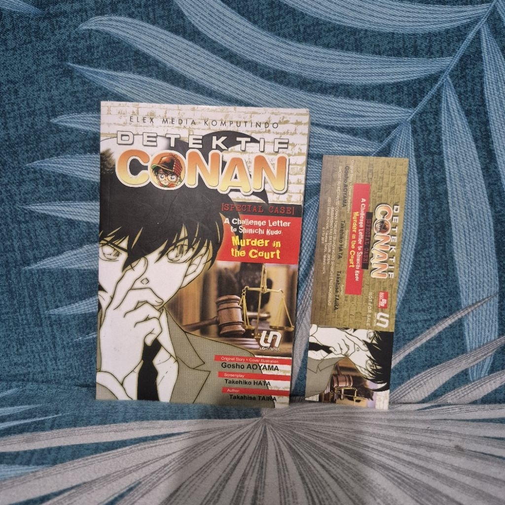 Jual Light Novel Detektif Conan Special Case A Challenge Letter To ...