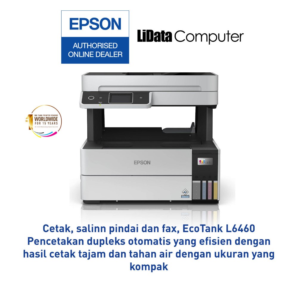 Jual Printer EPSON EcoTank L6490 A4 Ink Tank | Shopee Indonesia