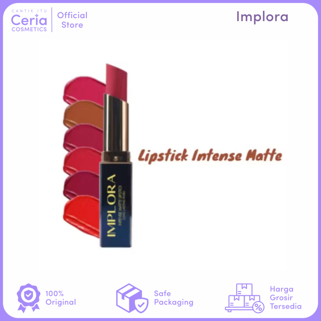 Jual Implora Intense Matte Lipstick 3.5gr | CERIA COSMETICS | Shopee ...
