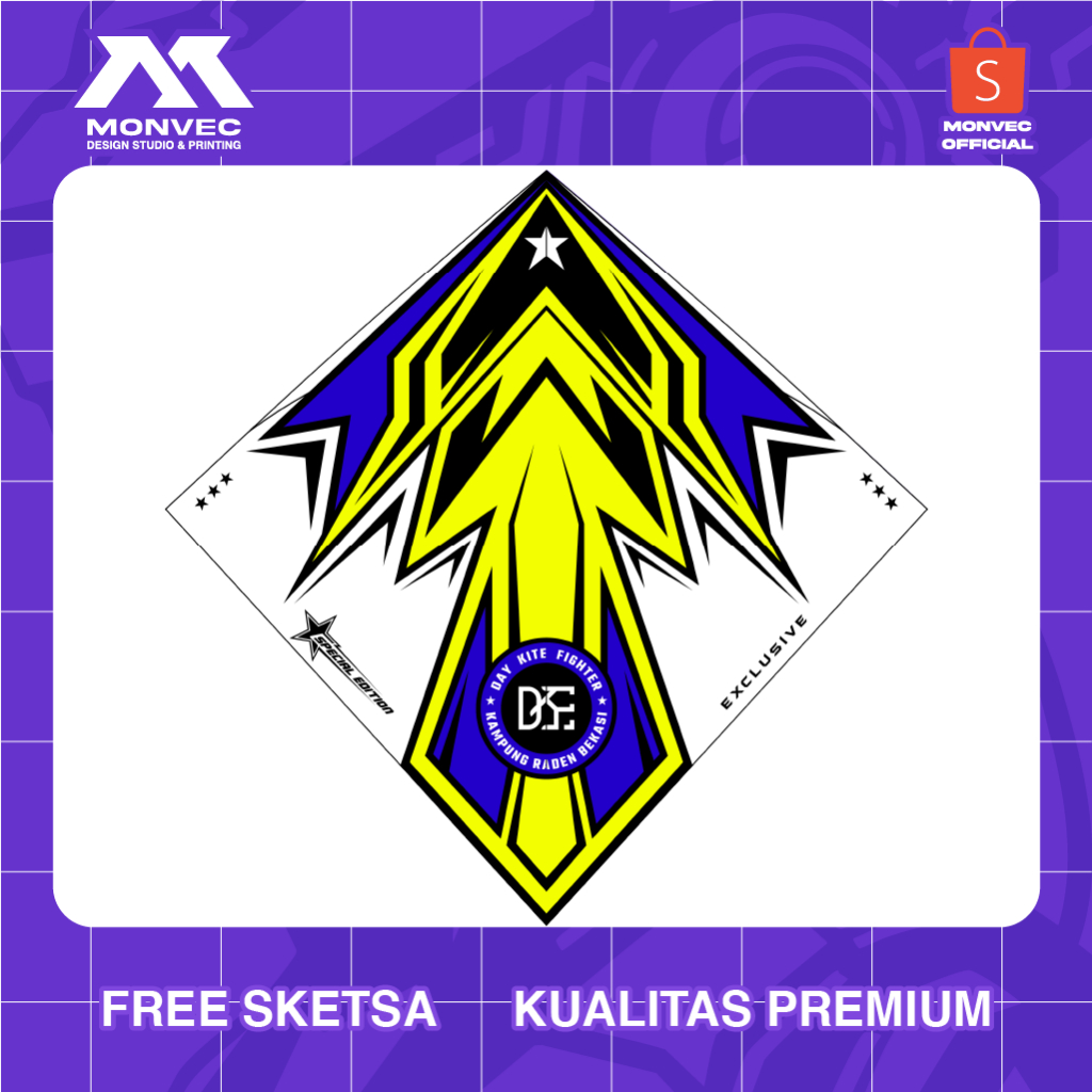 Jual Desain Layangan Custom Premium | Sukhoi, Warok, Aduan & Sambitan ...