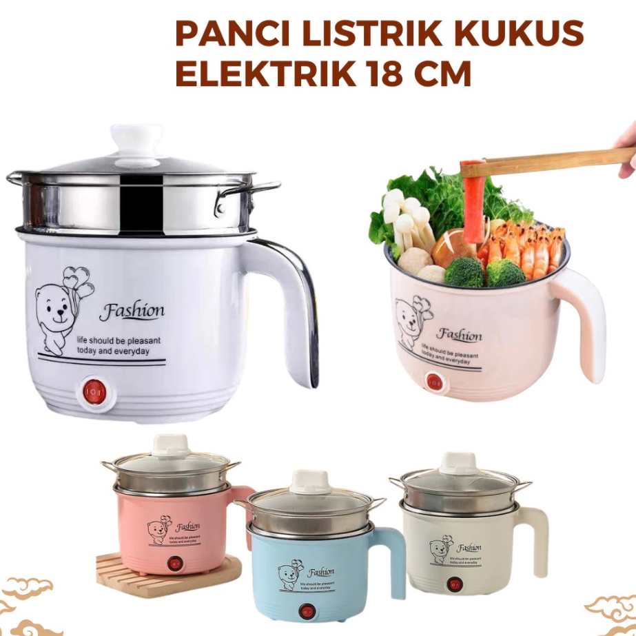 Jual Panci Listrik Elektrik Cooker Stainless Steel Teflon Cooking Pot ...
