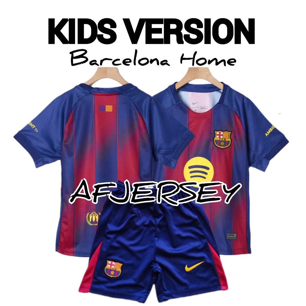 Jual Jersey Kids Anak Barca Home 2025 2026 Baju Bola Away 3rd Third ...