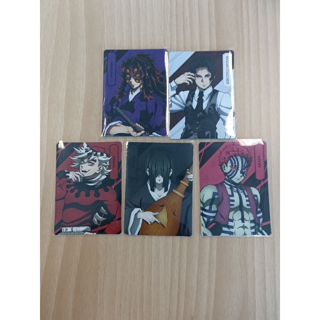 Jual DEMON SLAYER X FAMILY MART RARE CARD MUZAN KOKUSHIBO AKAZA DOUMA ...