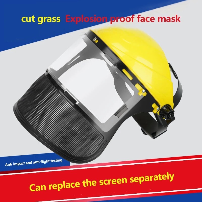 Jual Helm Safety Face Shield Visor Impact Resistant Mask Kedok Mesin ...
