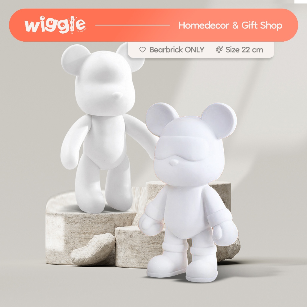 Jual Wiggle DIY Bearbrick Painting Kit Ornament Handmade Creative Fluid ...