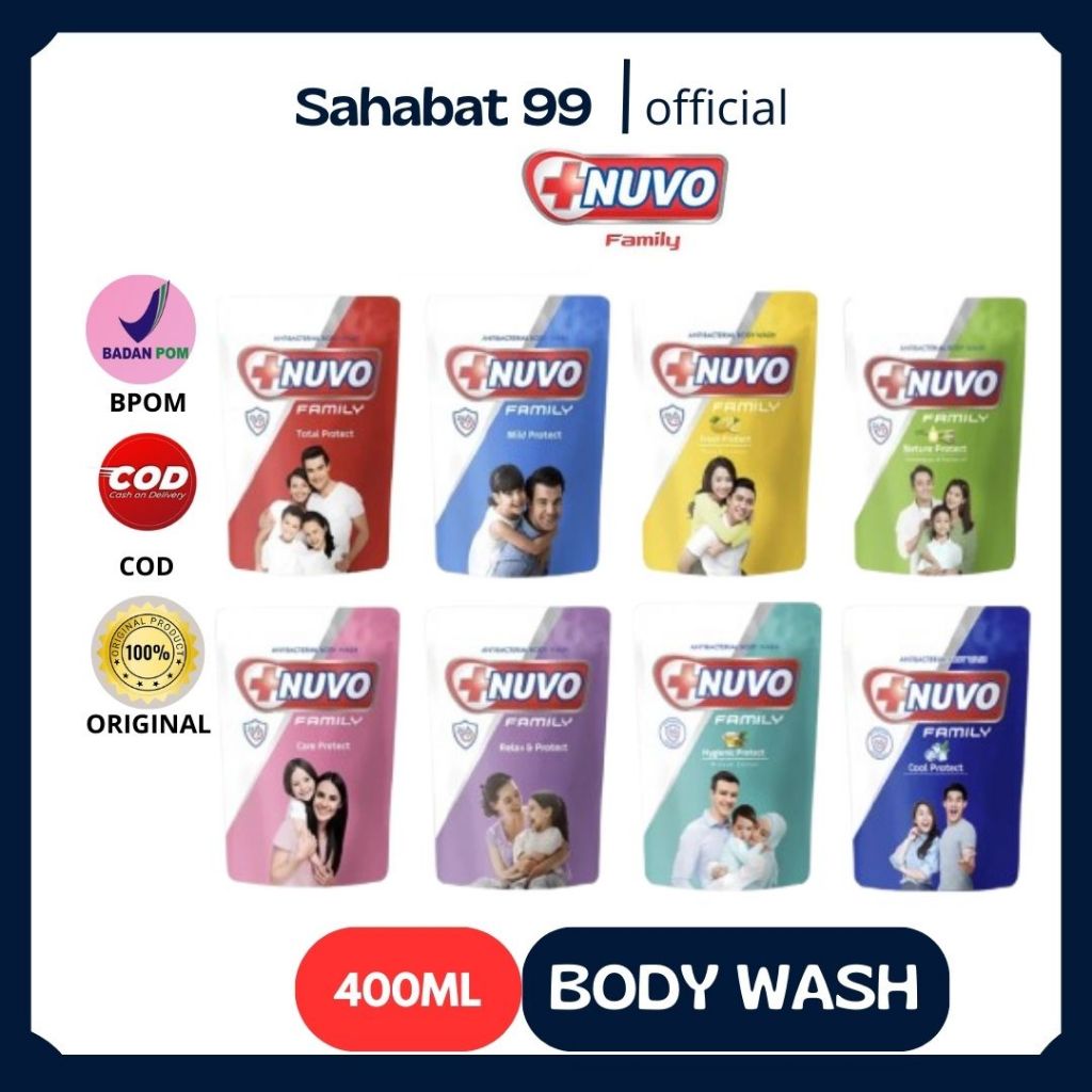 Jual NUVO Body Wash/Sabun Cair 400 ML | Shopee Indonesia