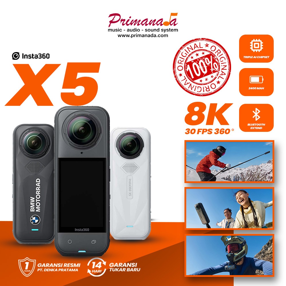 Jual Insta360 X5 Insta 360 Action Camera Instant Cam HDR Waterproof 8K ...