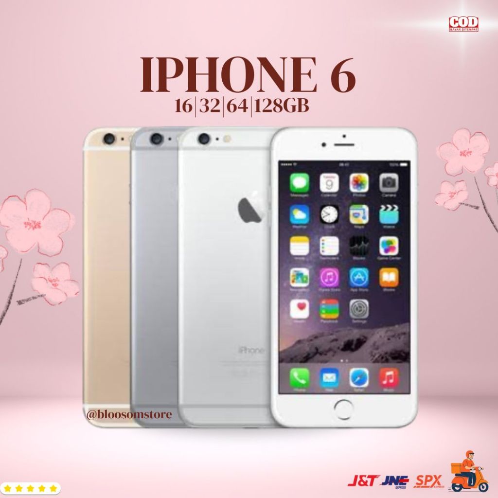 Jual HP IPHONE 6 16/32/64/128 GB SECOND LIKE NEW 100% ORIGINAL TAMPILAN ...