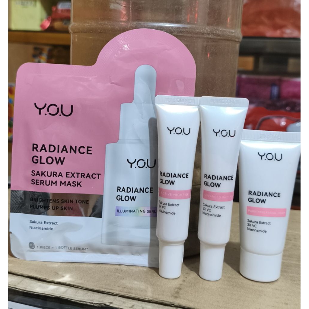 Jual (Paket Travel)YOU Radiance Glow mini 1 set (4 item) | Shopee Indonesia