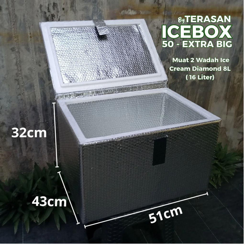 Jual ICEBOX COOLER BOX PETI KOTAK ES WAWAN BESAR ES POTONG ICE CREAM ES ...