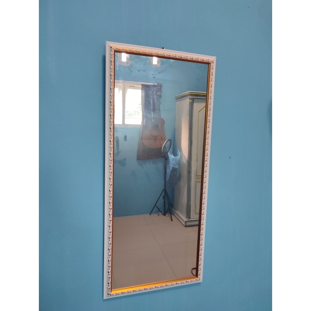 Jual Cermin Dinding Minimalis Modern - Ukuran 86x38cm - Cermin Hias ...