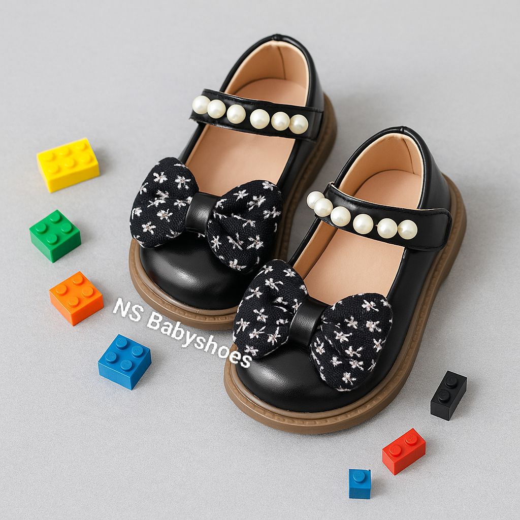 Jual Sepatu Dokmart Anak Perempuan 1-3 Tahun Flatshoes Motif Pita Bunga ...