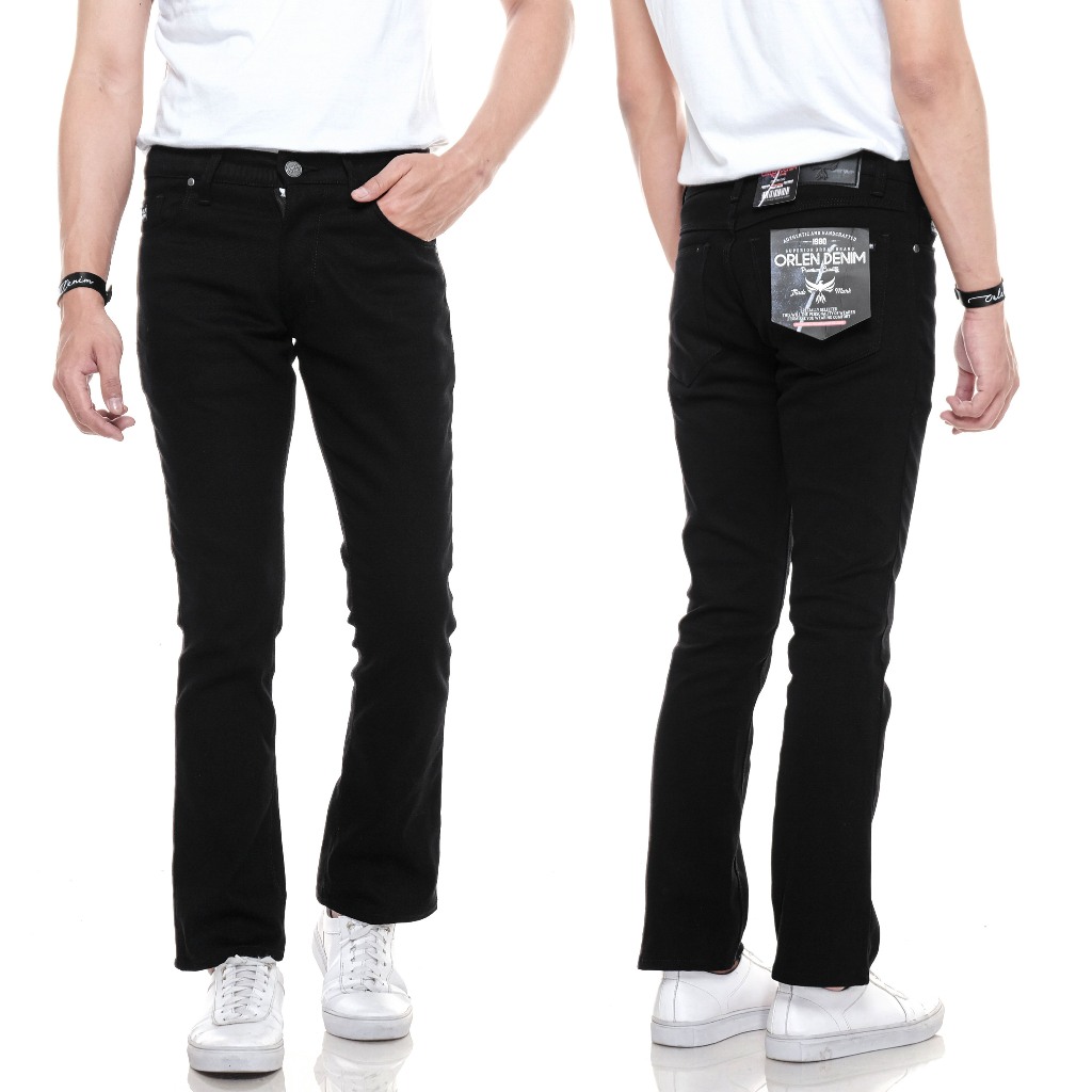 Jual BLOMING Celana Cutbray Jeans Panjang Pria Bootcut Bahan Jeans ...