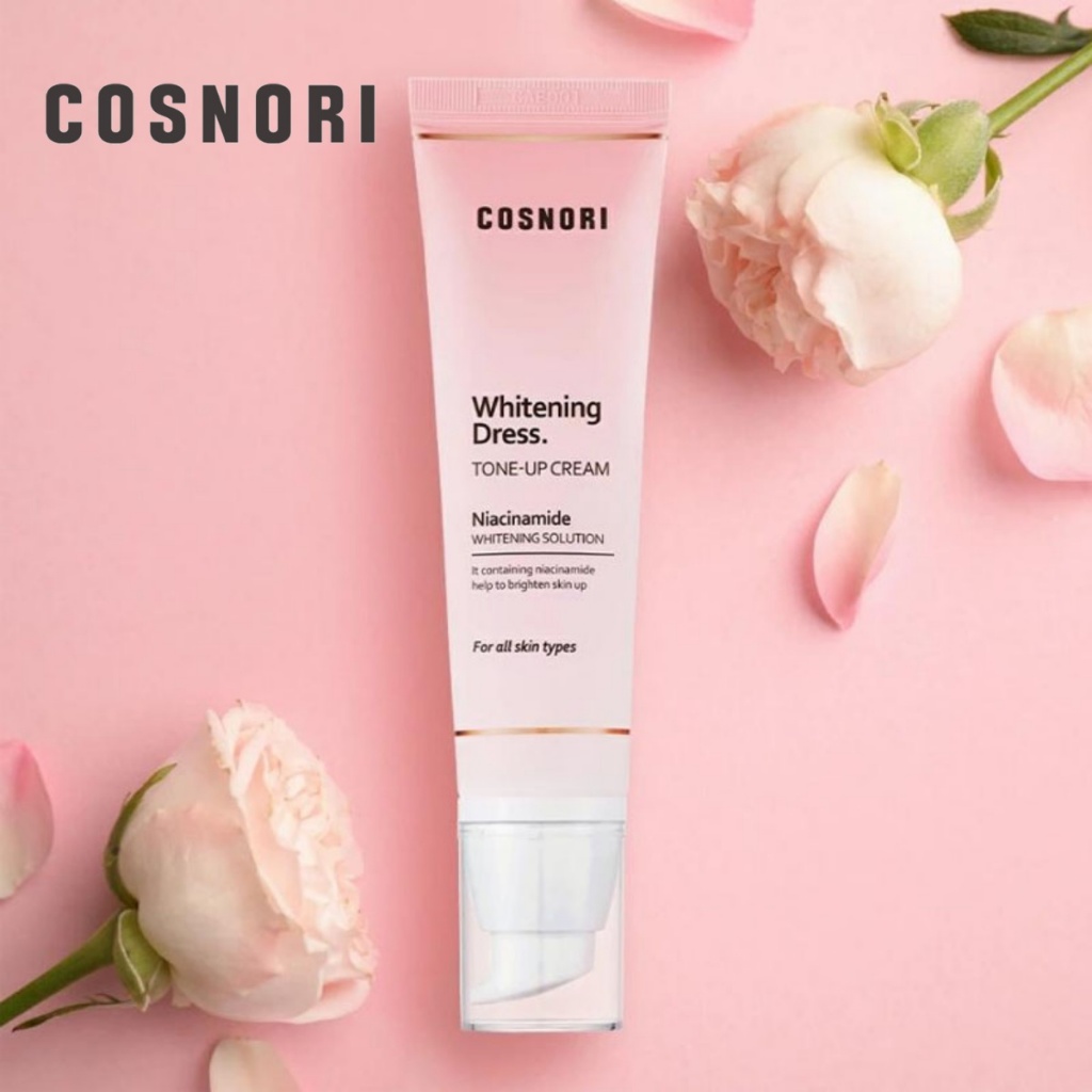 Jual Cosnori Dress Whitening Vegan Tone-Up Cream 50ml | Shopee Indonesia