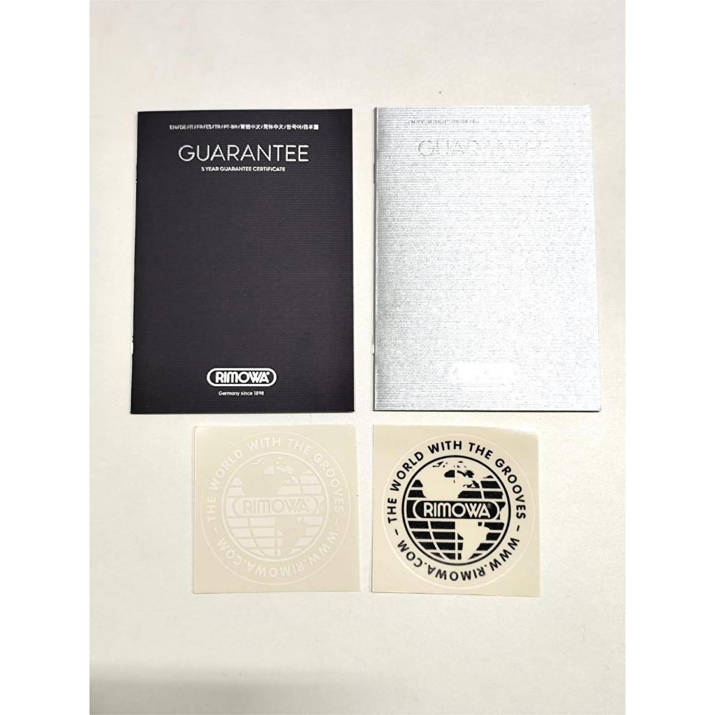 Jual Sticker Rimowa & Buku Garansi Koper Rimowa Original Germany ...
