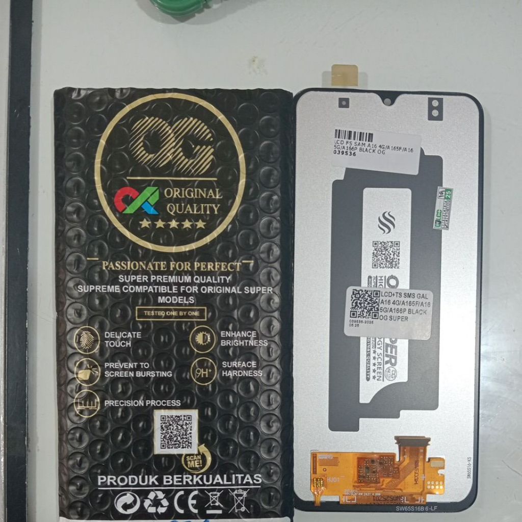 Jual LCD FULL SET SAM A16 4G / A165F / A16 5G INCELL | Shopee Indonesia