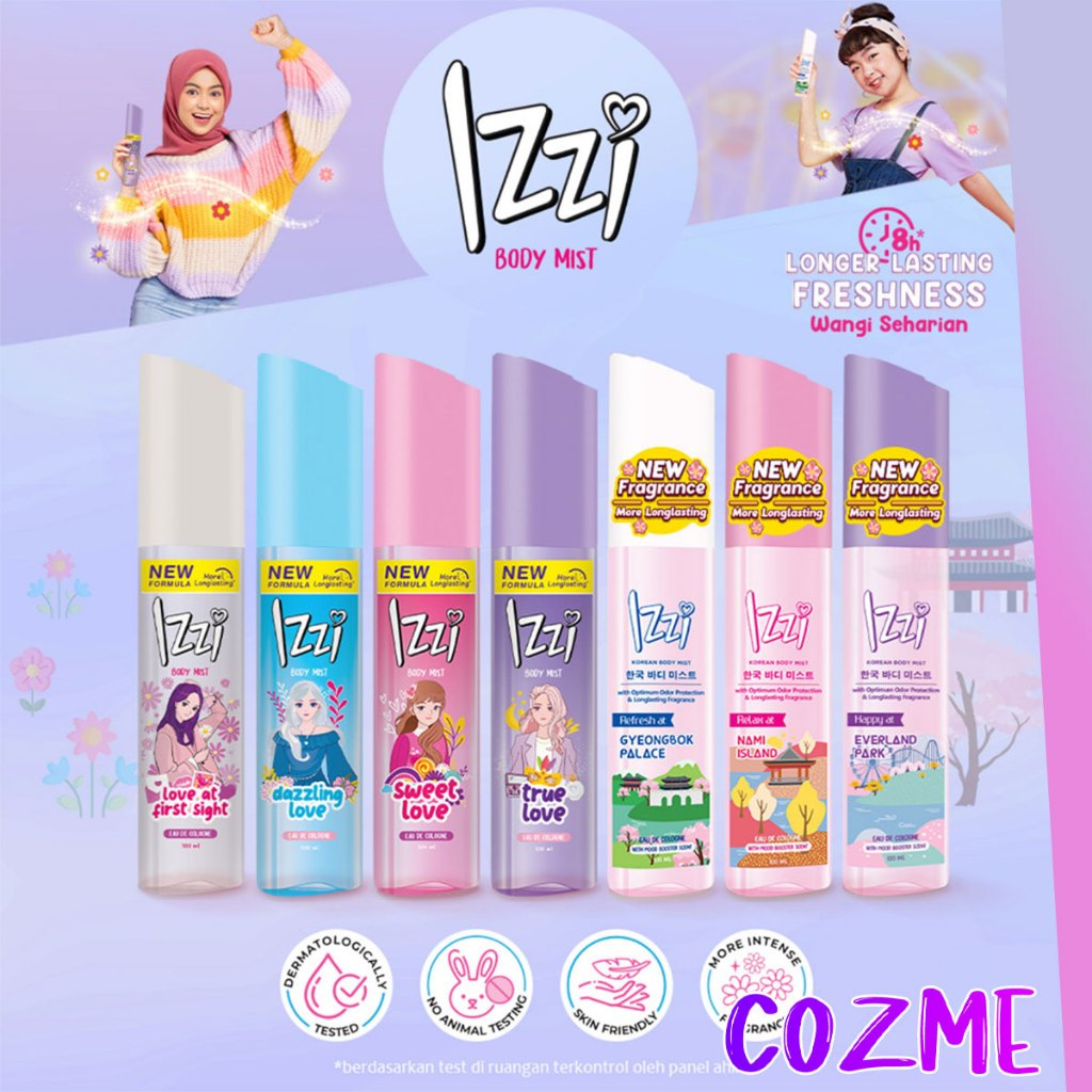 Jual IZZI Body Mist 100mL Series | Shopee Indonesia