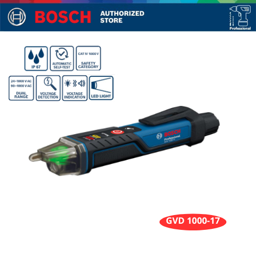 Jual Bosch GVD 1000 17 Non Contact Voltage Tester | Shopee Indonesia