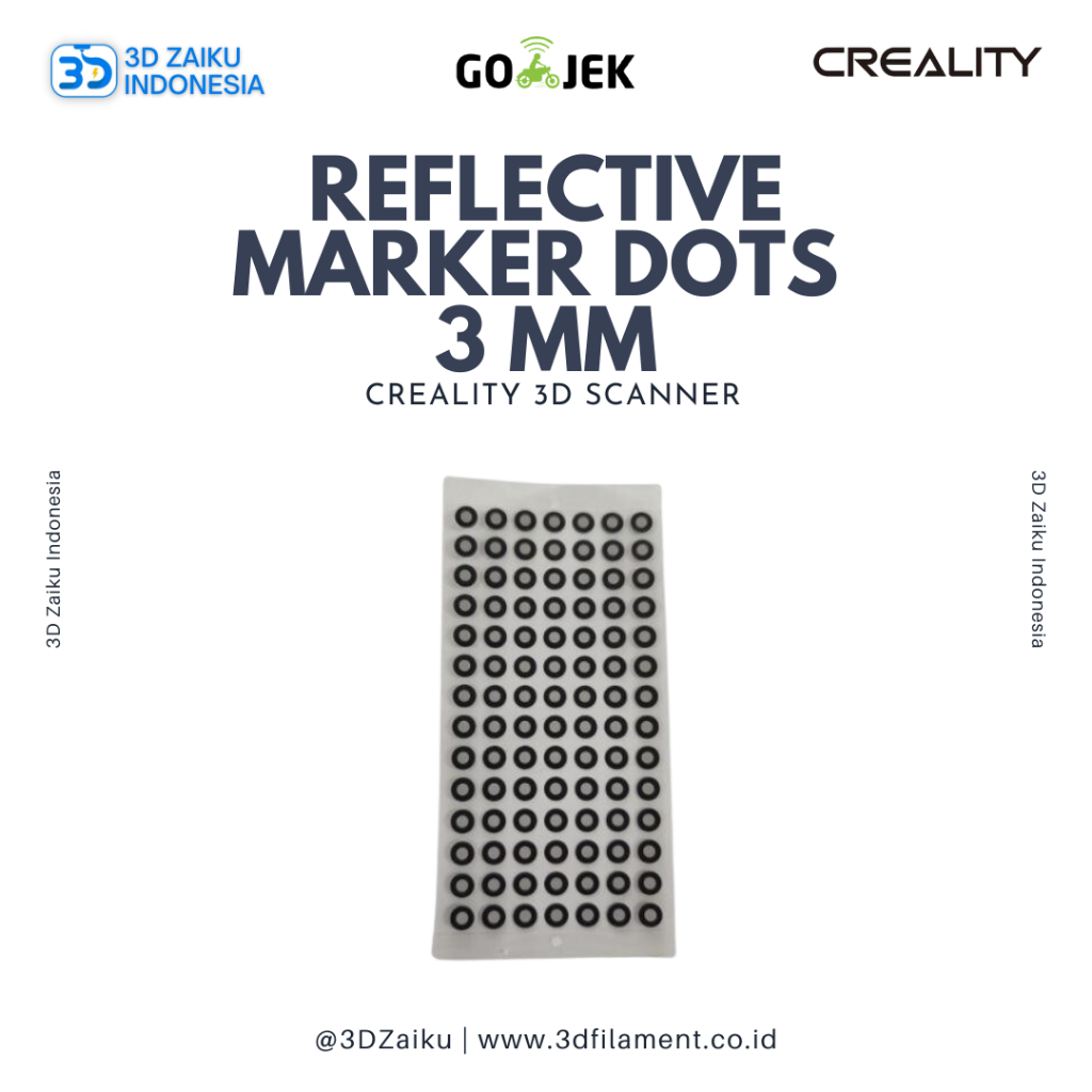 Jual Creality 3D Scanner Reflective Marker Dots 3 mm | Shopee Indonesia