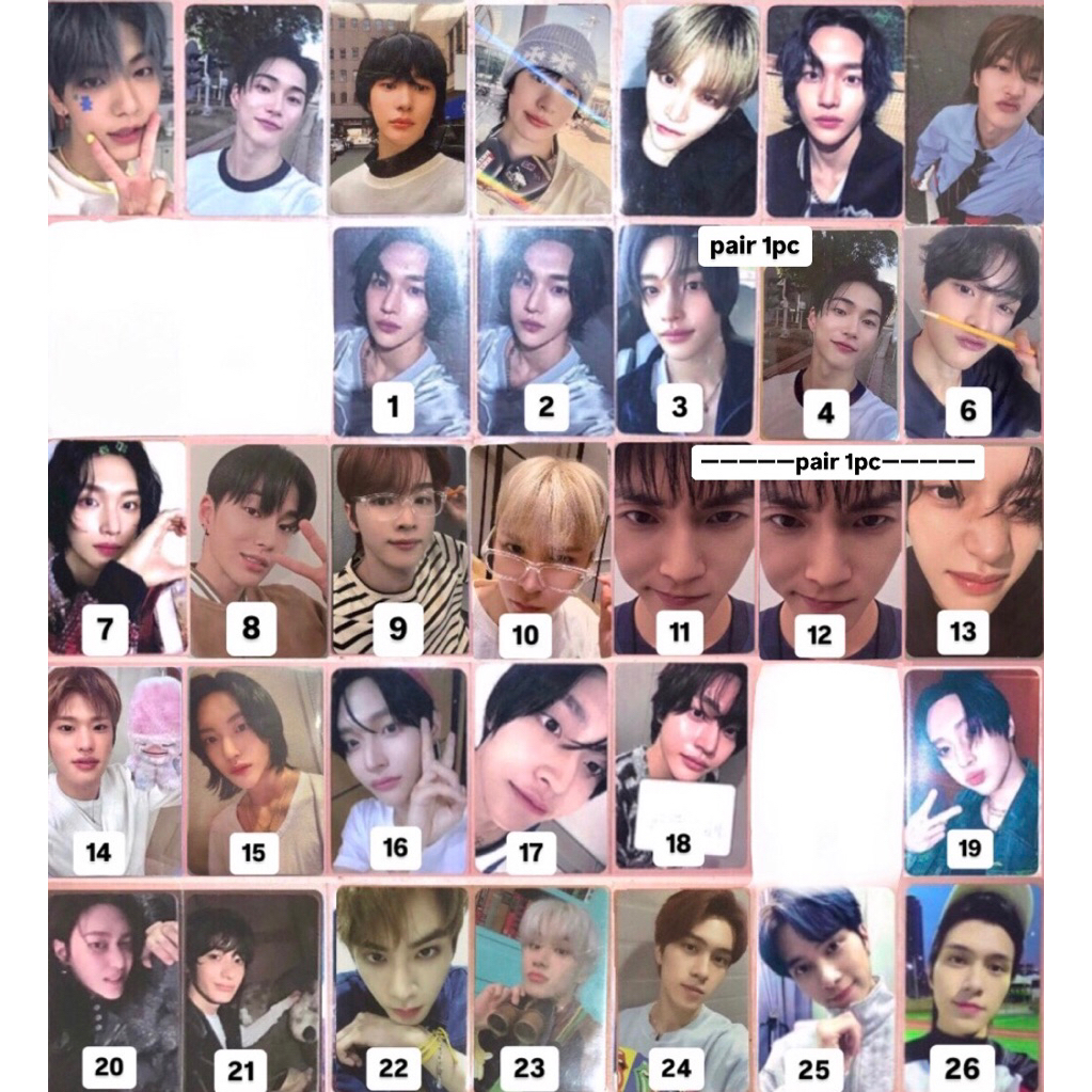Jual Photocard RIIZE Wonbin Seunghan Xnghan WAYV TXT NCT127 Soobin R Jungwoo Hendery Official ...