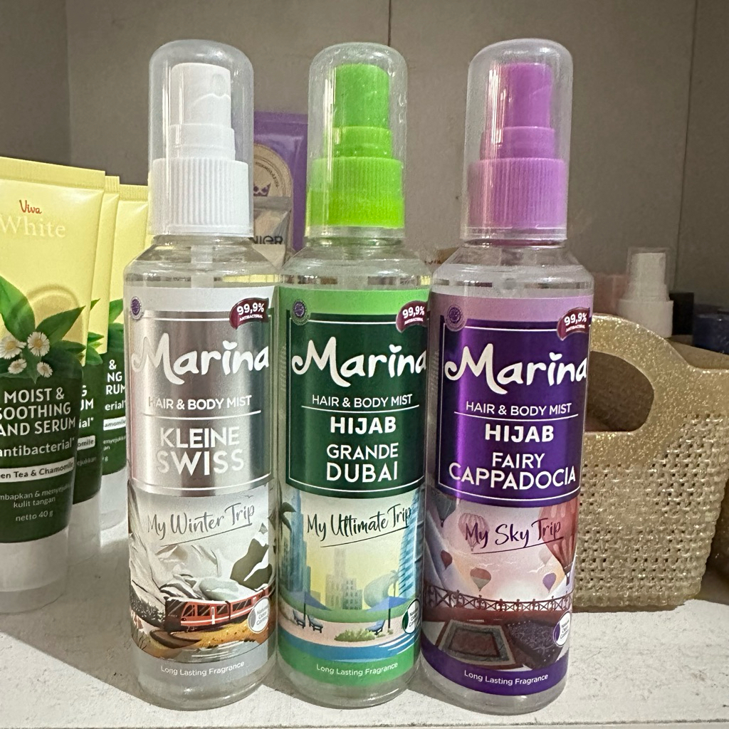 Jual Marina Parfum Body Mist Cologne 100ml Aroma Bunga Buah-Buahan ...
