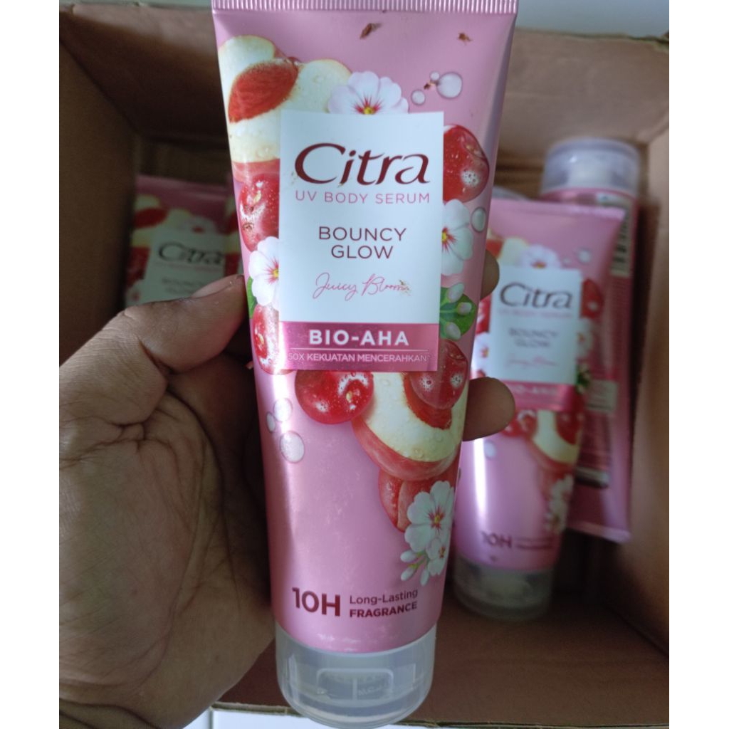 Jual CITRA UV BODY SERUM BOUNCY GLOW 180ML | 50x Mencerahkan aroma ...