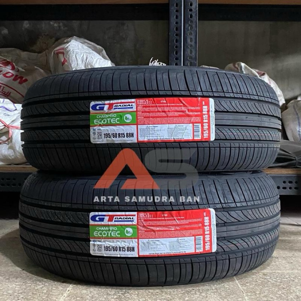 Jual Ban GT Radial Gajah Tunggal Champiro Ecotec 195 / 60 R 15 R15 ...