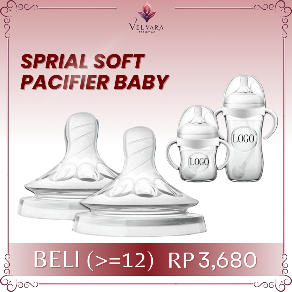 Jual Dot Spiral Bayi Wide Neck Silikon Diameter 55cm Puting Lembut Aman ...