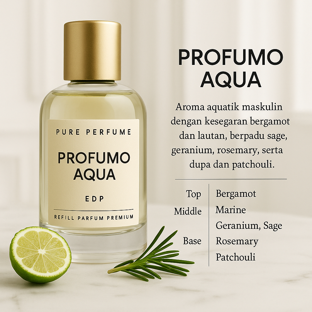Jual PROFUMO AQUA BY PURE PERFUME | REFILL PARFUM PREMIUM PRIA TAHAN ...