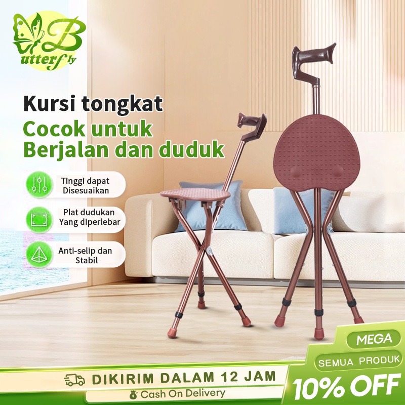 Jual Tongkat Kursi Lipat Terlengkap & Harga Terbaru Mei 2026 | Shopee ...