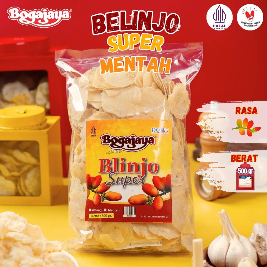 Jual BOGAJAYA Keripik EMPING MELINJO BLINJO SUPER 500Gr Mentah Oleh ...