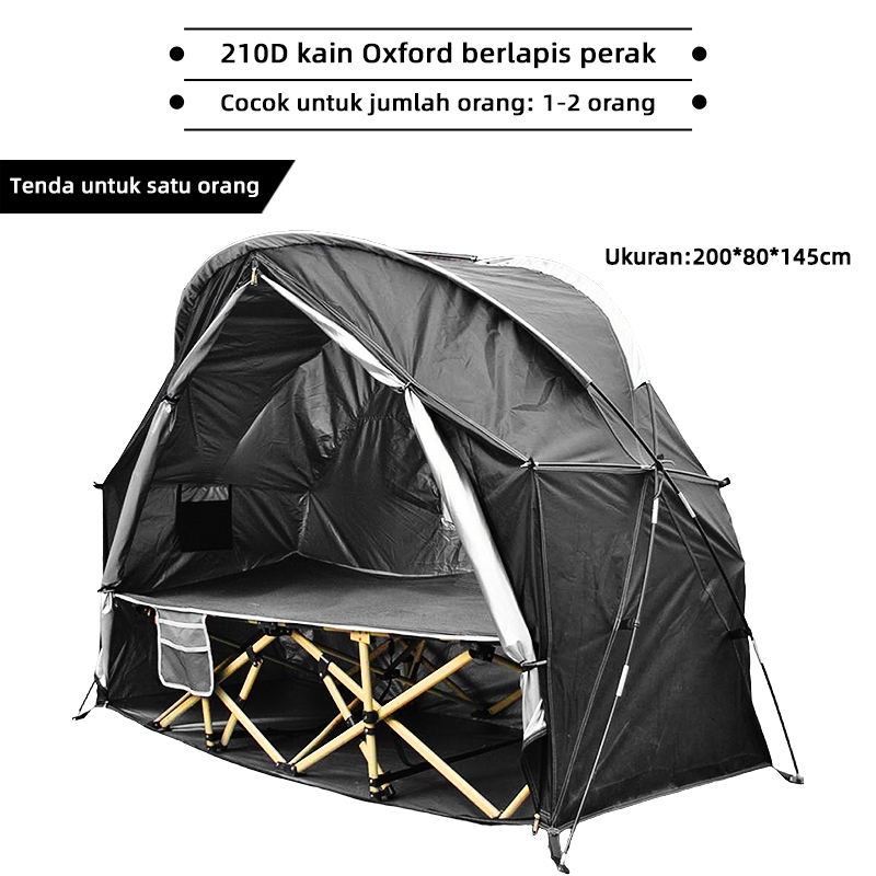 Jual tenda velbed polos fullset tenda 1 orang tenda offroad tenda ...
