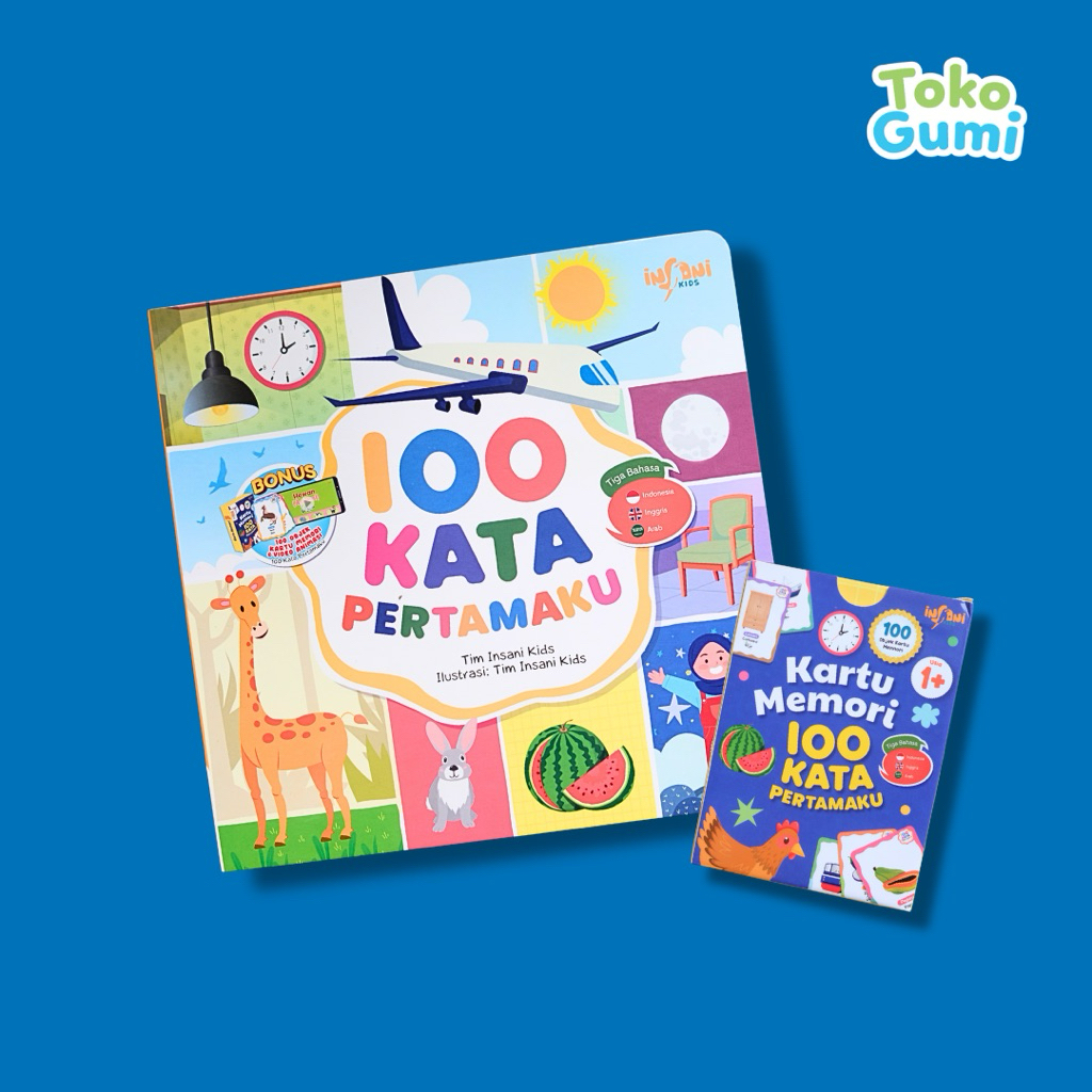 Jual 100 Kata Pertamaku + Bonus Kartu Memori | Buku Aktivitas Anak ...