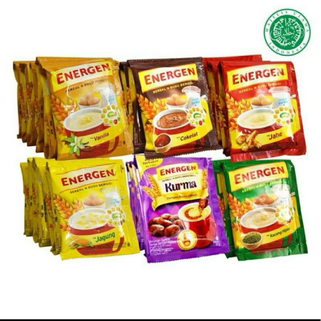 Jual Energen 1Renceng isi 10 Rasa Vanilla || Energen Rasa Coklat ...
